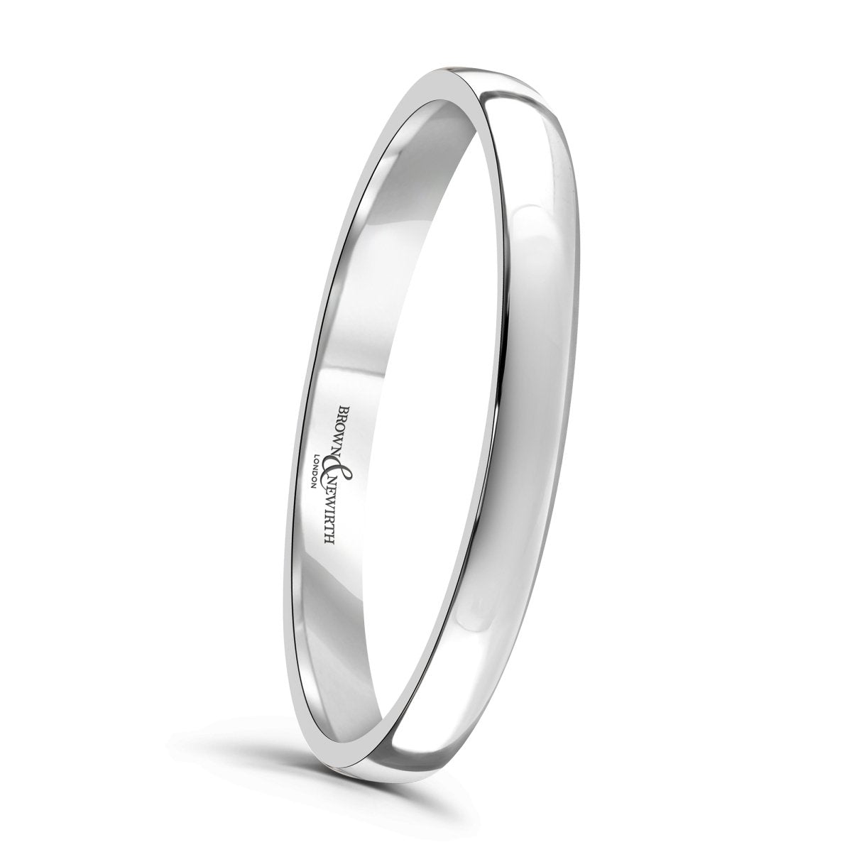 Platinum Lighter Court 1.5mm - 3mm · Tustains Jewellers